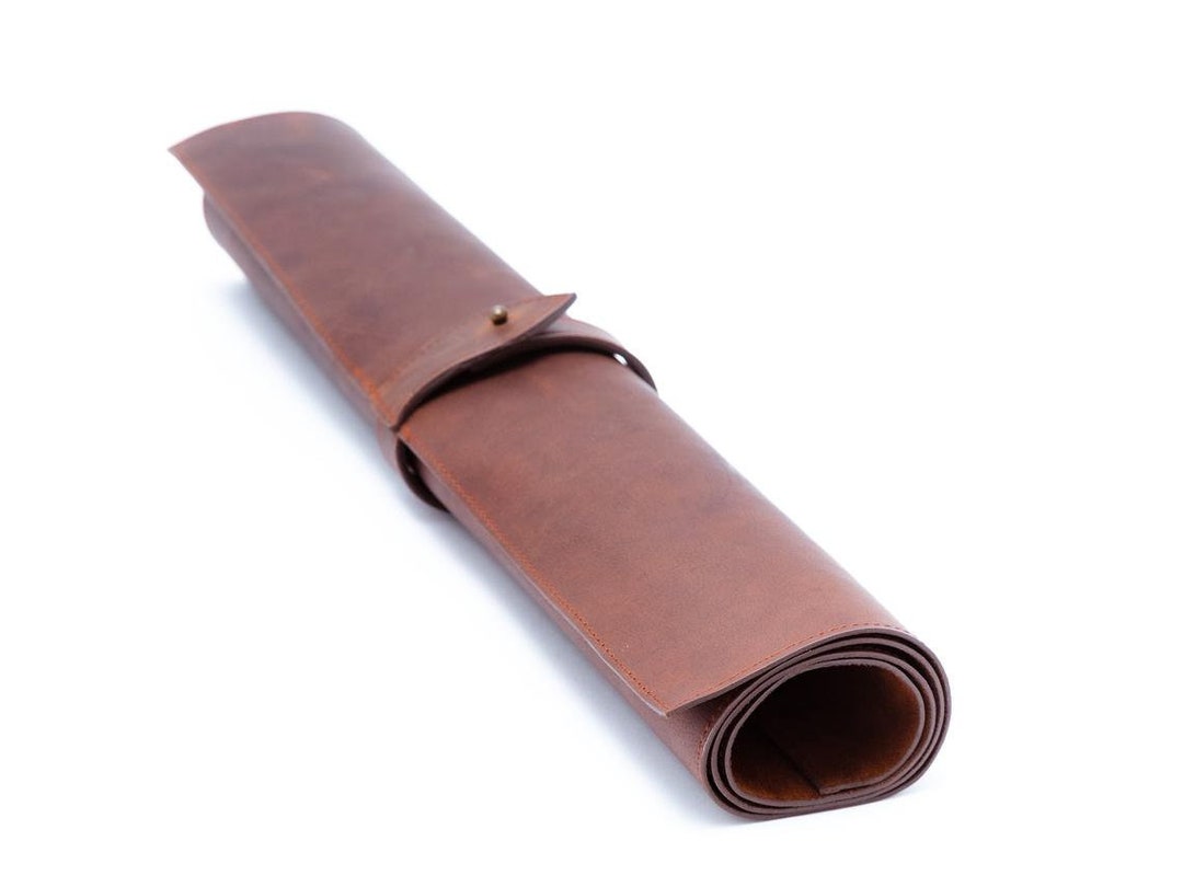 Full Grain Brown Leather Shoe Polish Mat/ Brown Leather Shoe Polish Mat ...