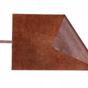 Full Grain Brown Leather Shoe Polish Mat/ Brown Leather Shoe - Etsy