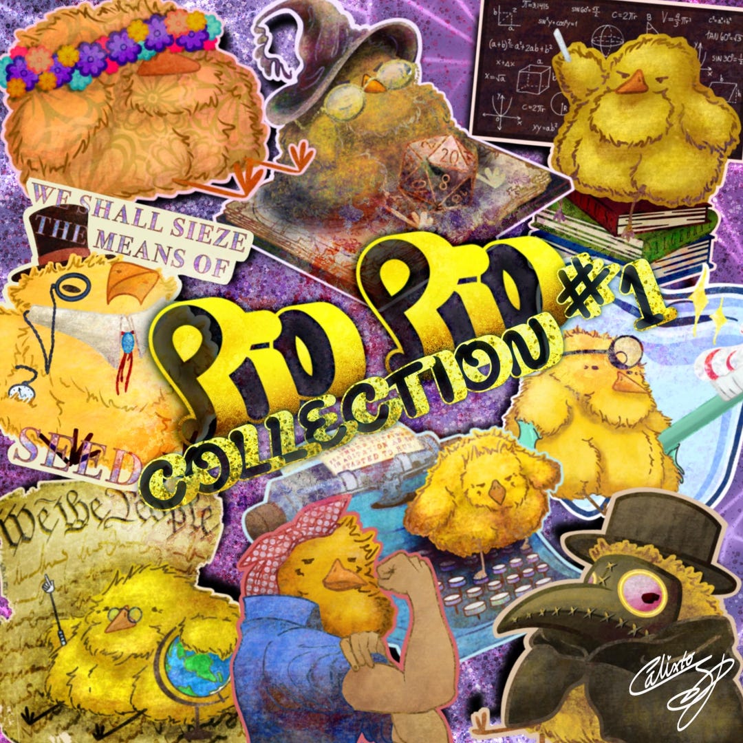 Pio Pio - Sticker Collection #1 - Etsy