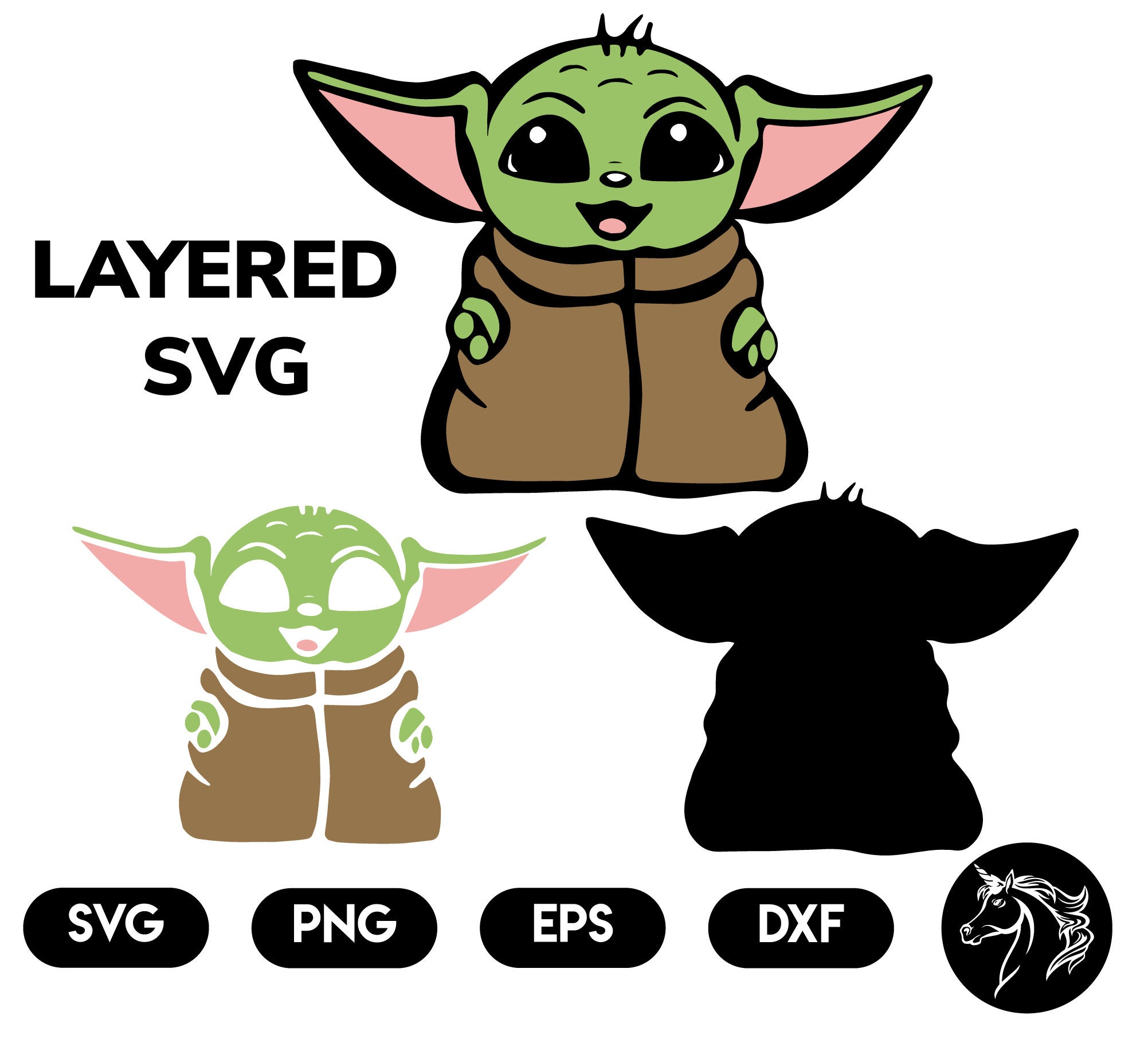 Baby Yoda svg yoda svg Stitch svg yoda and stitch baby | Etsy