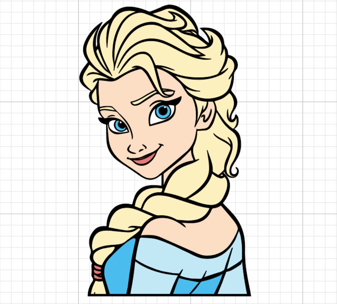 Elsa Svg Layered Svg Frozen Svg Disney Svg Disneyland Svg Etsy