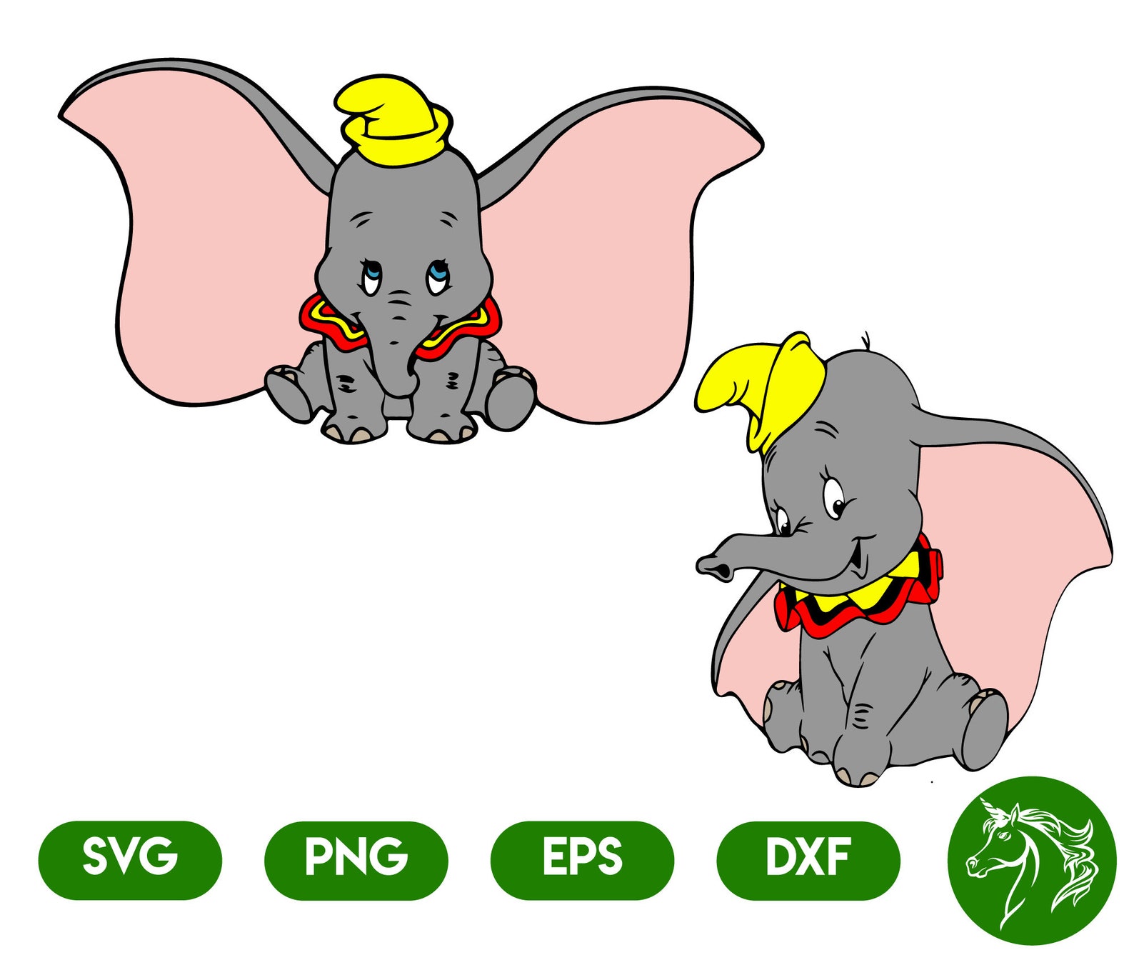 Dumbo Svg Cartoon Svg For Kids Disney Svg File Cricut | Etsy