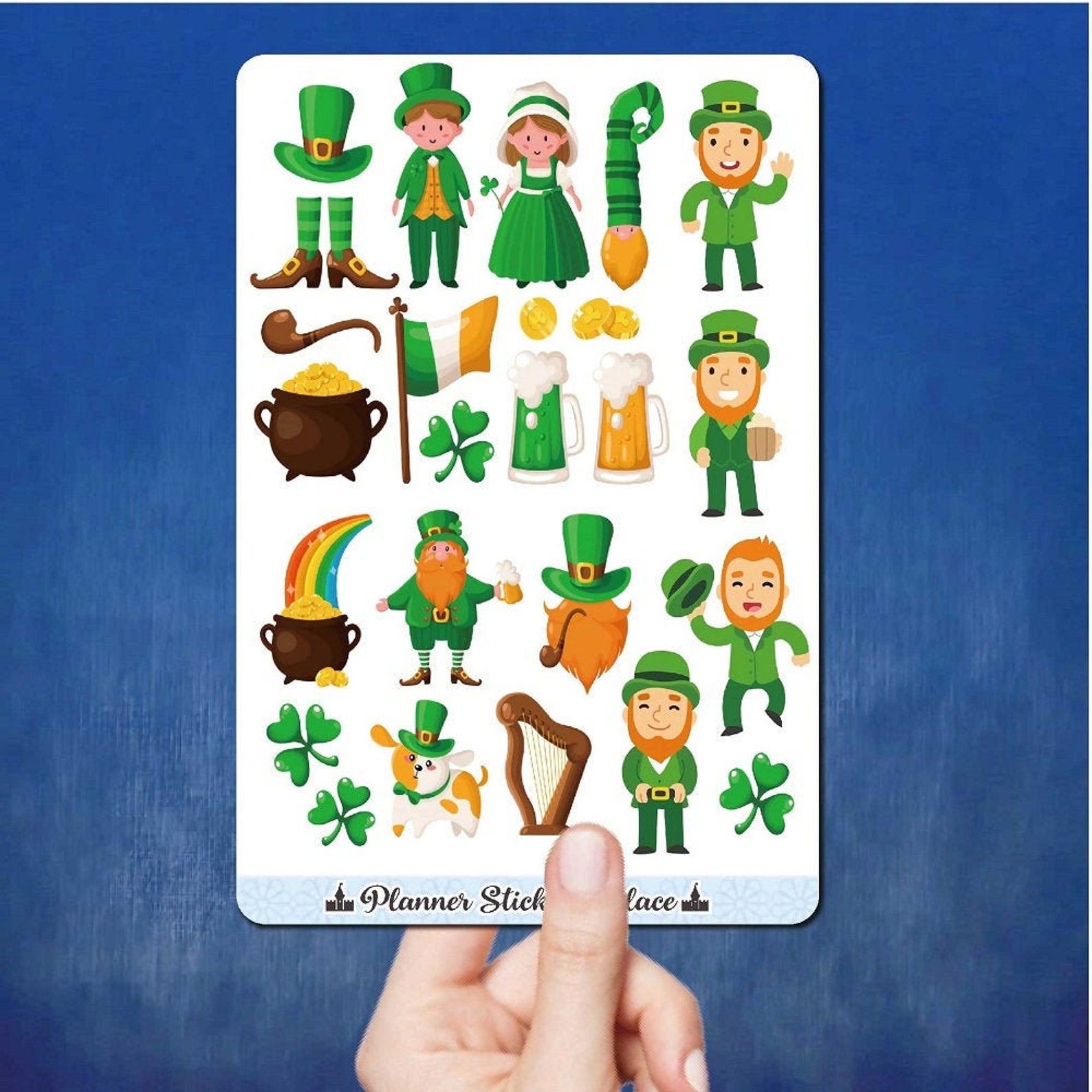 St Patrick's Day Stickers St Patricks Day Sticker Pack - Etsy