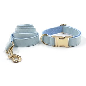 Blue Velvet Personalised Harness With Gold Hardwarestep in - Etsy