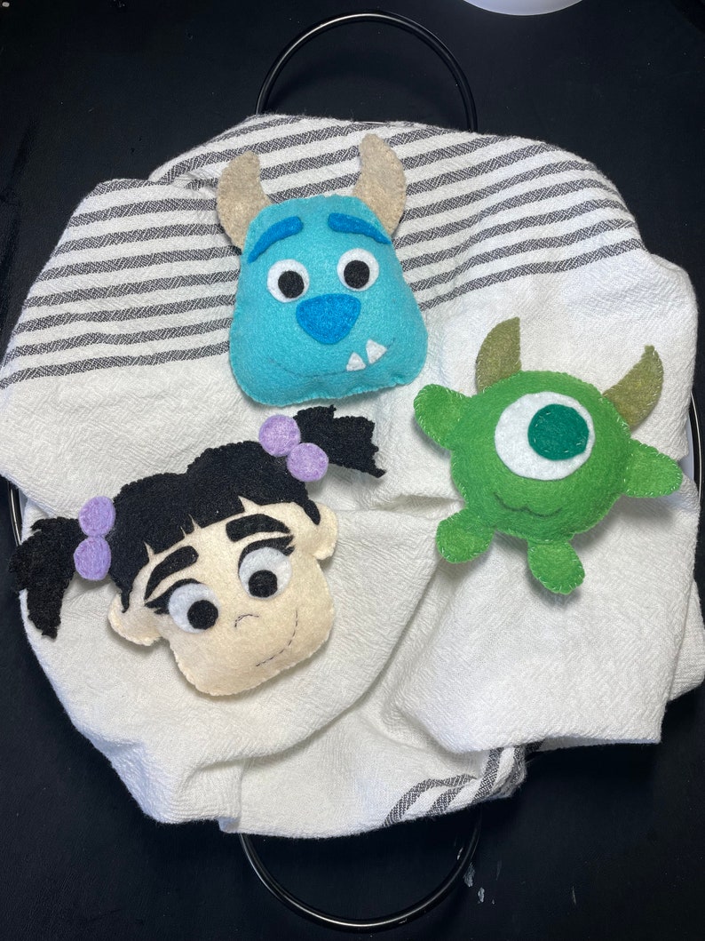 Felt Plushies Monsters Inc. - Etsy