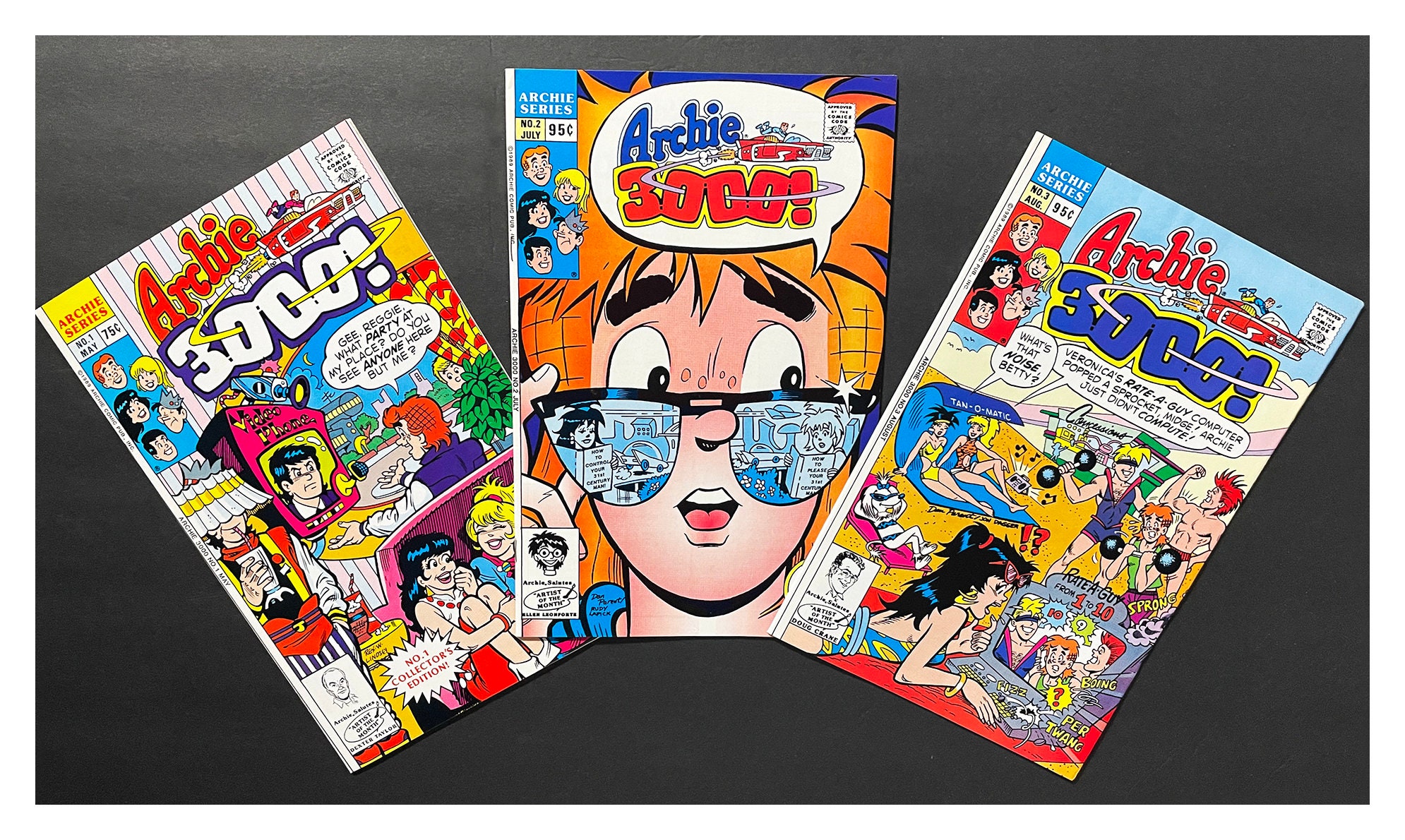 Archie 3000 Archie Comics 1989 Issues 1 2 & 3, Awesome Comics, Free U.S ...