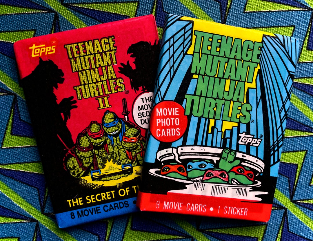 Teenage Mutant Ninja Turtles the Movie & TMNT 2 the Movie, New Wax ...