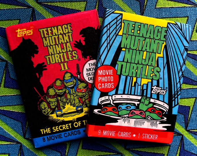 Teenage Mutant Ninja Turtles the Movie & TMNT 2 the Movie, New Wax ...
