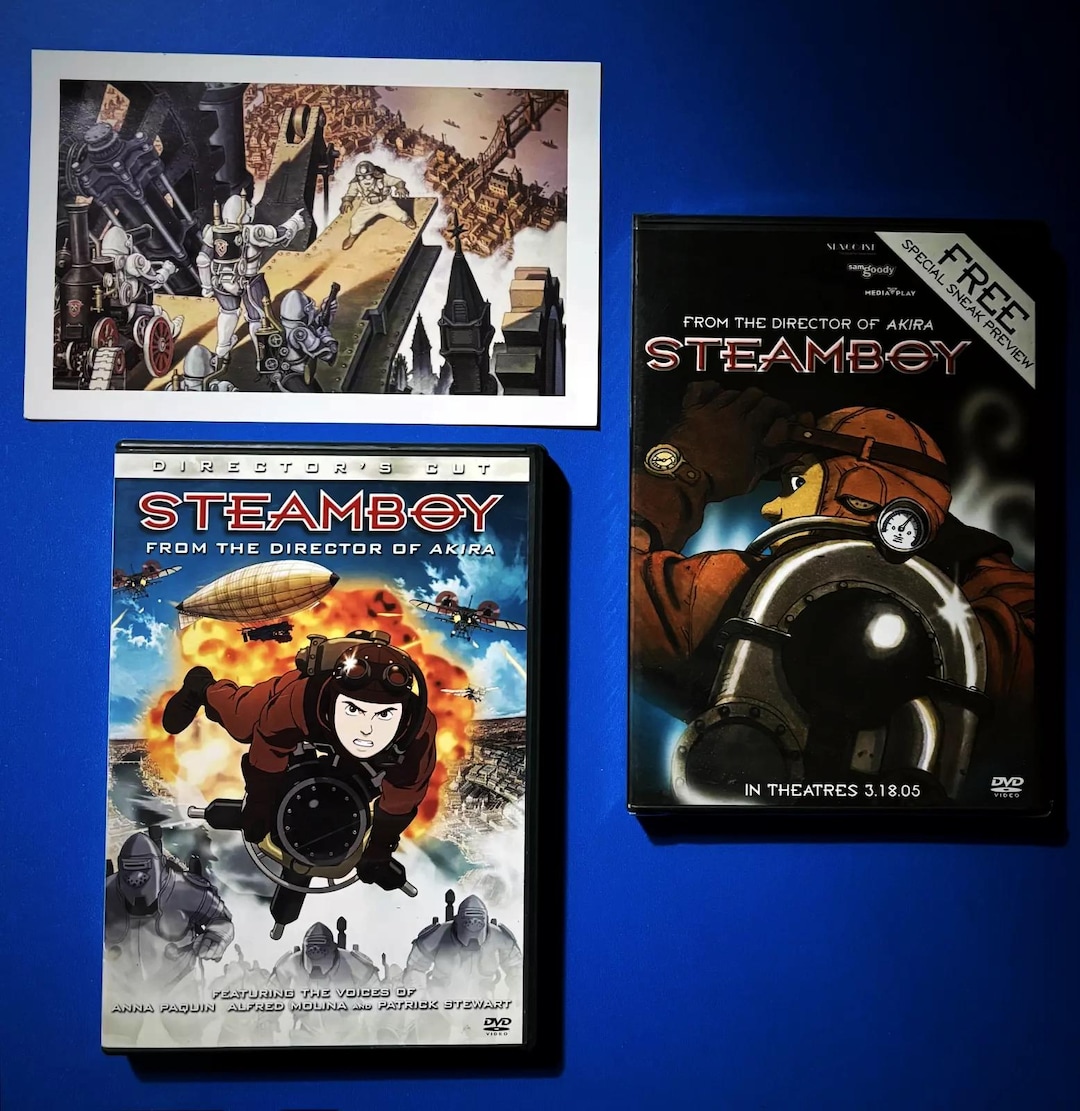 Steamboy DVD (2005) Director's Cut + Special Bonus DVD & Print Art ...