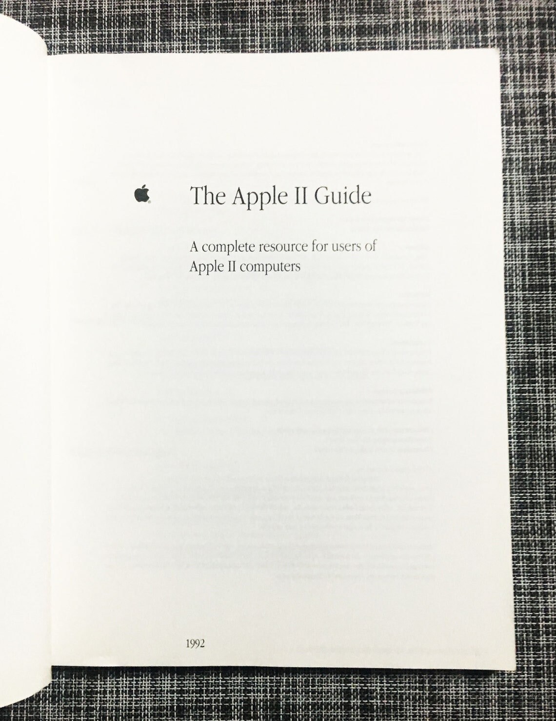 The Official Apple II User's Guide 1982 Very RARE Only - Etsy