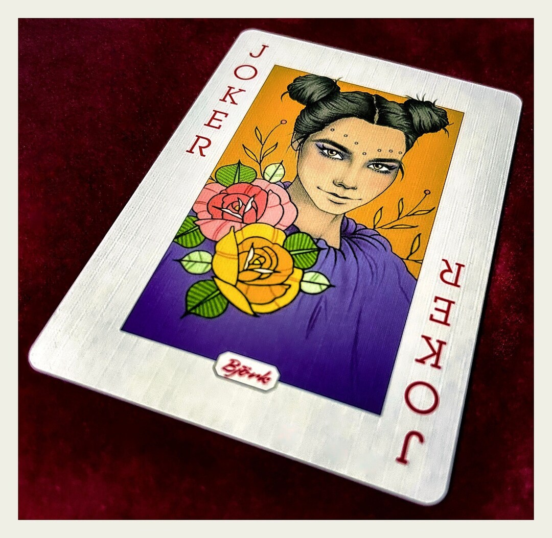 Bjork: Joker, Pop Music Playing Card, Beautiful Design, High Grade, NM ...