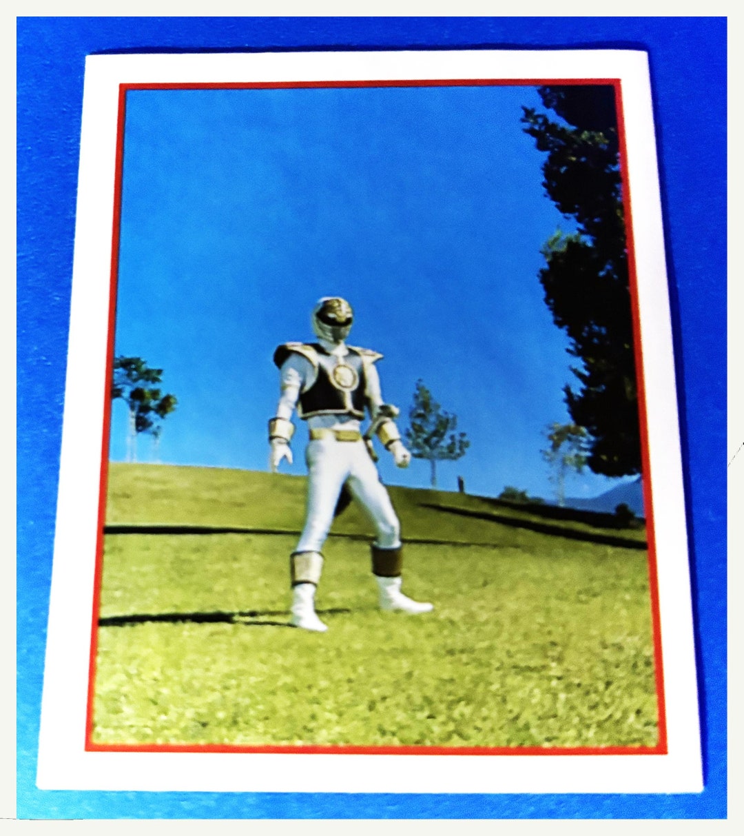 Power Rangers / White Ranger (1994) Merlin Trading Card W/top Loader ...