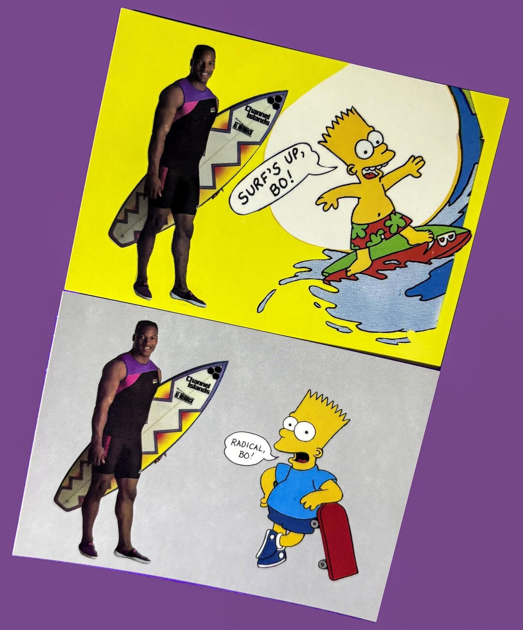 Bo Jackson & Bart Simpson: Bo Knows! Surf's up Bo! + Radical Bo! Free ...