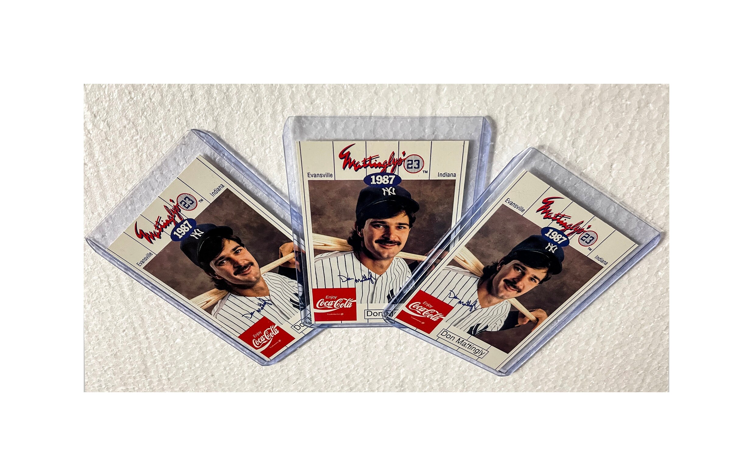 Don Mattingly's Number 23 (1991) Coca-cola Card, Yankees, High Grade W ...