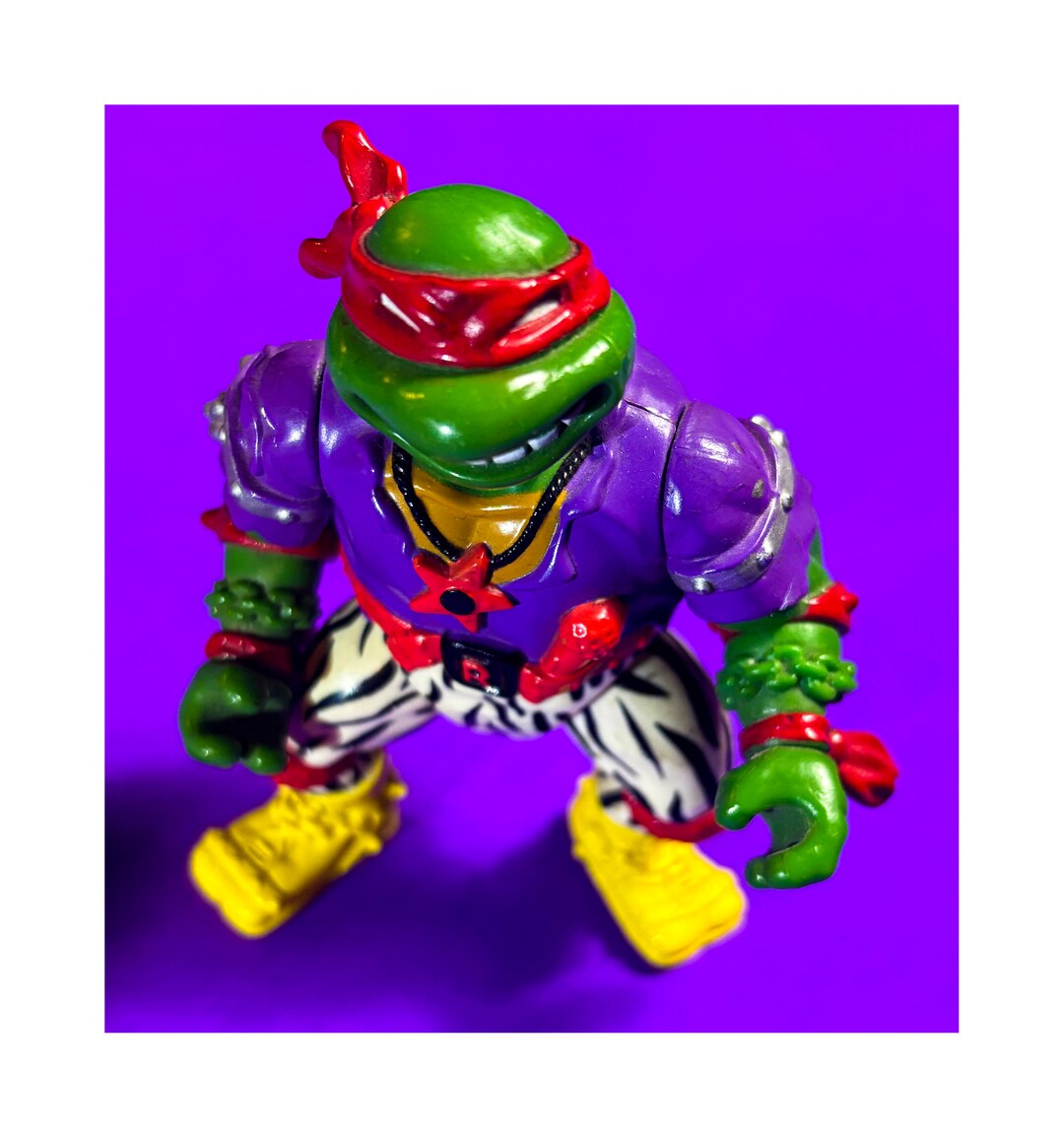 Teenage Mutant Ninja Turtles Rockin Rollin Raphael 1991 Playmates - Etsy