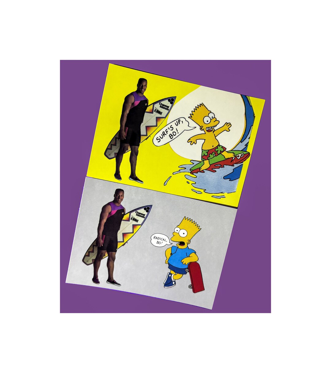 Bo Jackson & Bart Simpson: Bo Knows! Surf's up Bo! + Radical Bo! Free ...