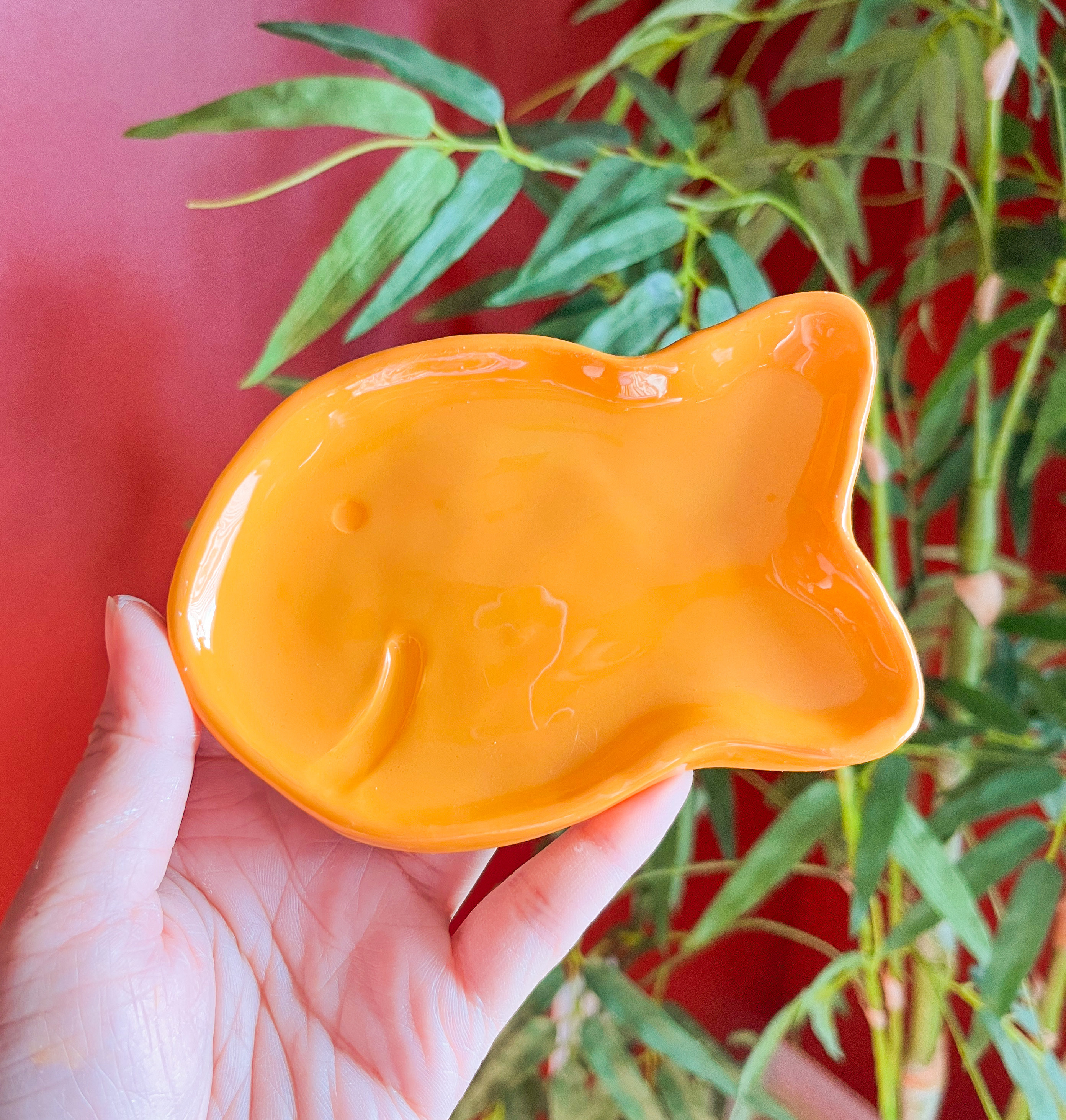 Golfish Crackers Clay Trinket Tray Earring Holder Ring Dish Holder ...