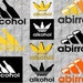 Abirras Logo Parody, Alcohol, Adidas Logo Parody, Adidas Fun, Adidas ...