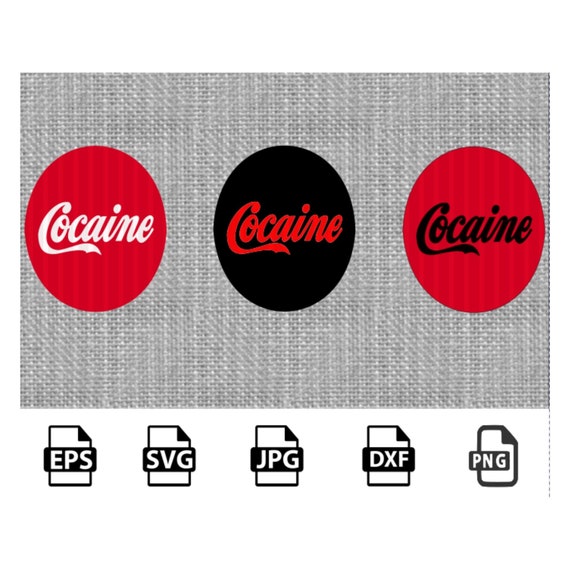 Logo Cocacola Parody Cocaine Logo Drugs Logo Desing Drugs | Etsy