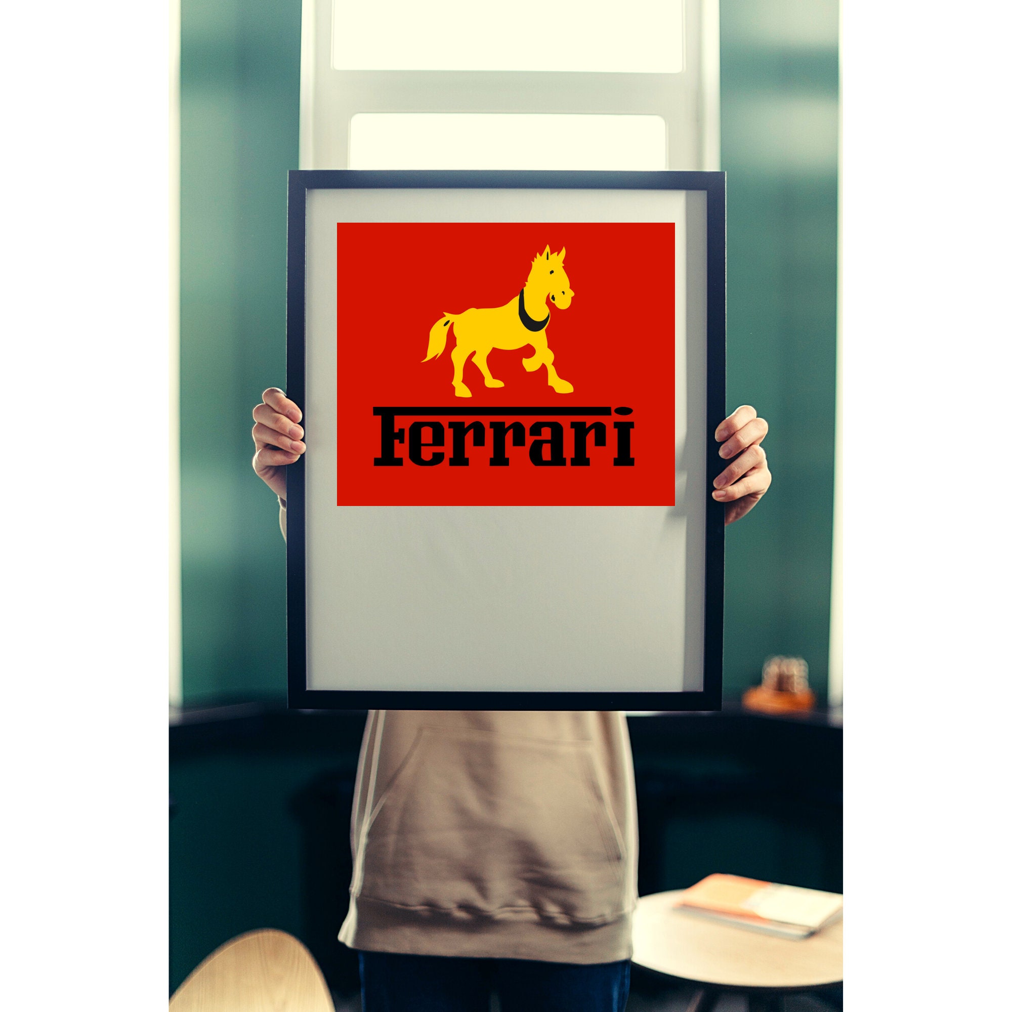 Logo Fun Ferrari, Desing Ferrari Logo Fun, Desing Donkey Logo, Ferrari ...