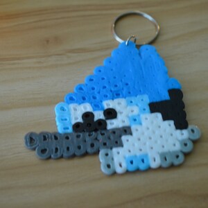 Regular Show Mordicai and Rigby Face Keychains - Etsy