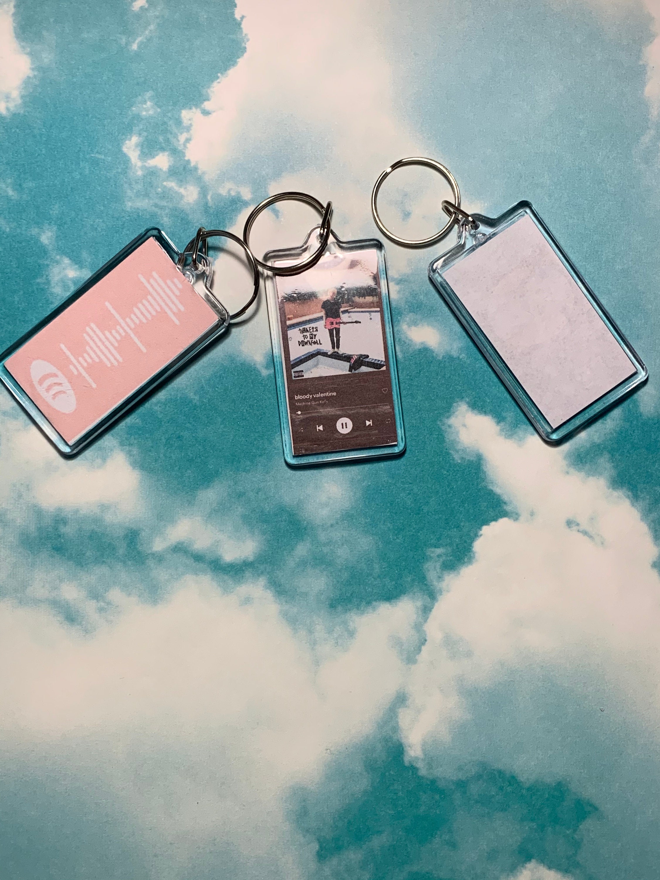 Custom Spotify Song Keychain | Etsy