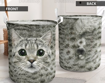 Cat Face Basket - Etsy