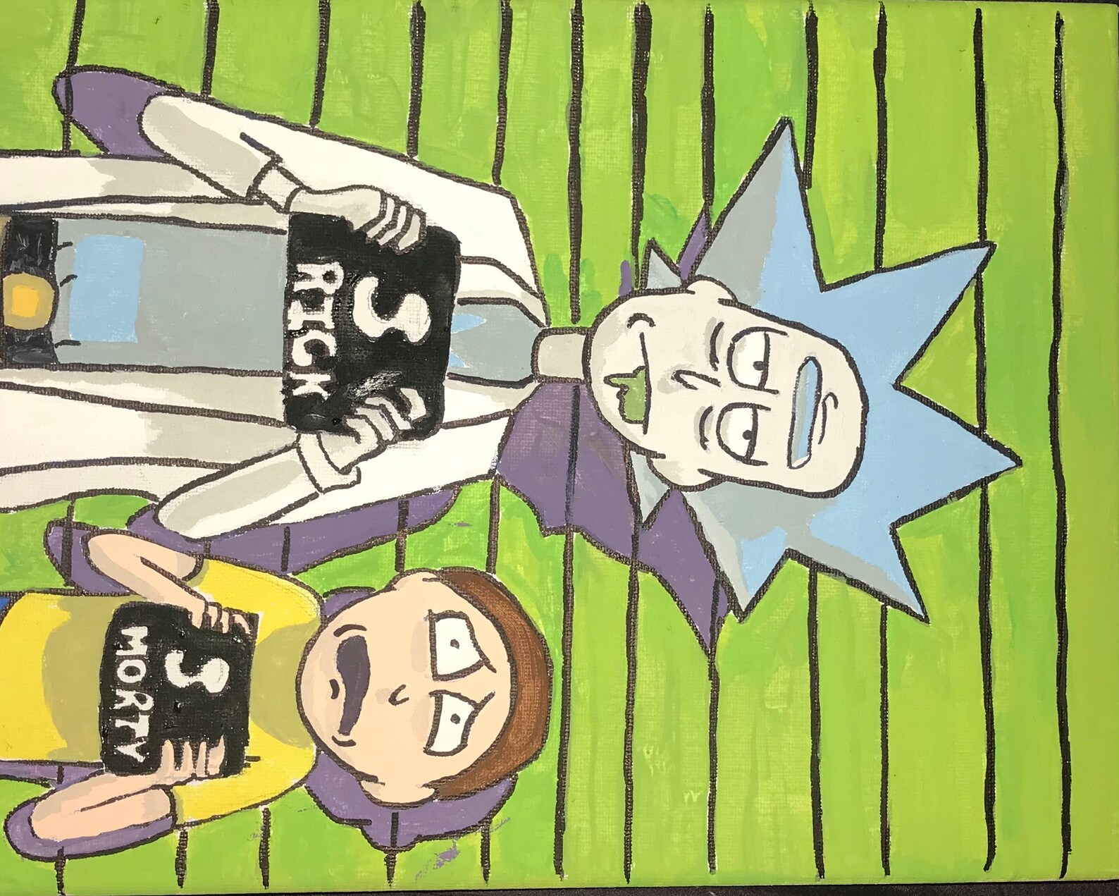 Custom Cartoon Character 8x8 and 8x10 - Etsy
