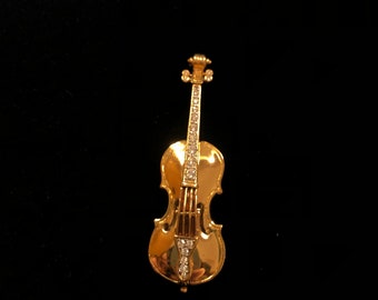Gold Violin | Etsy