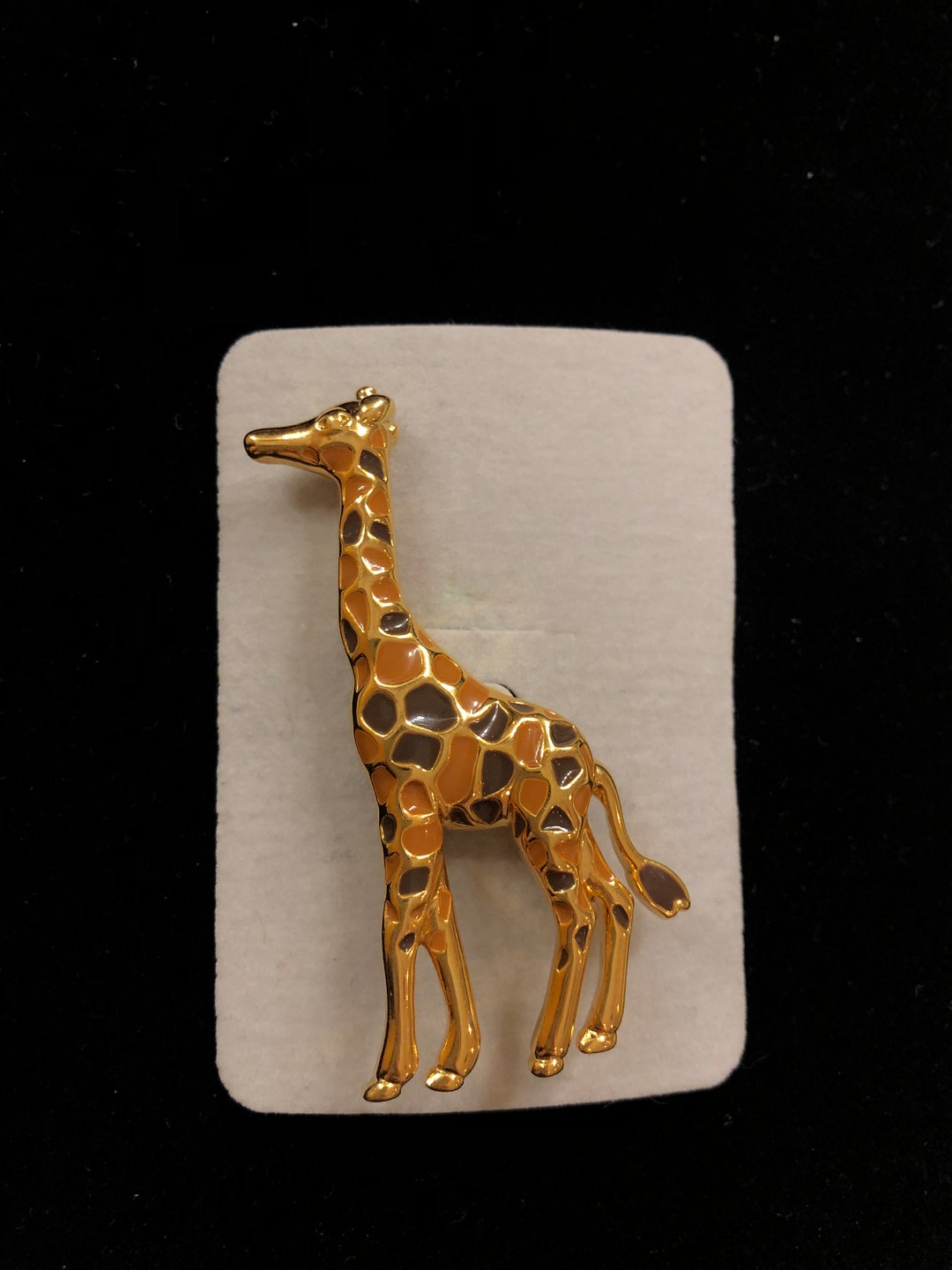 Giraffe Brooch Make a Set With the Giraffe Pin - Etsy