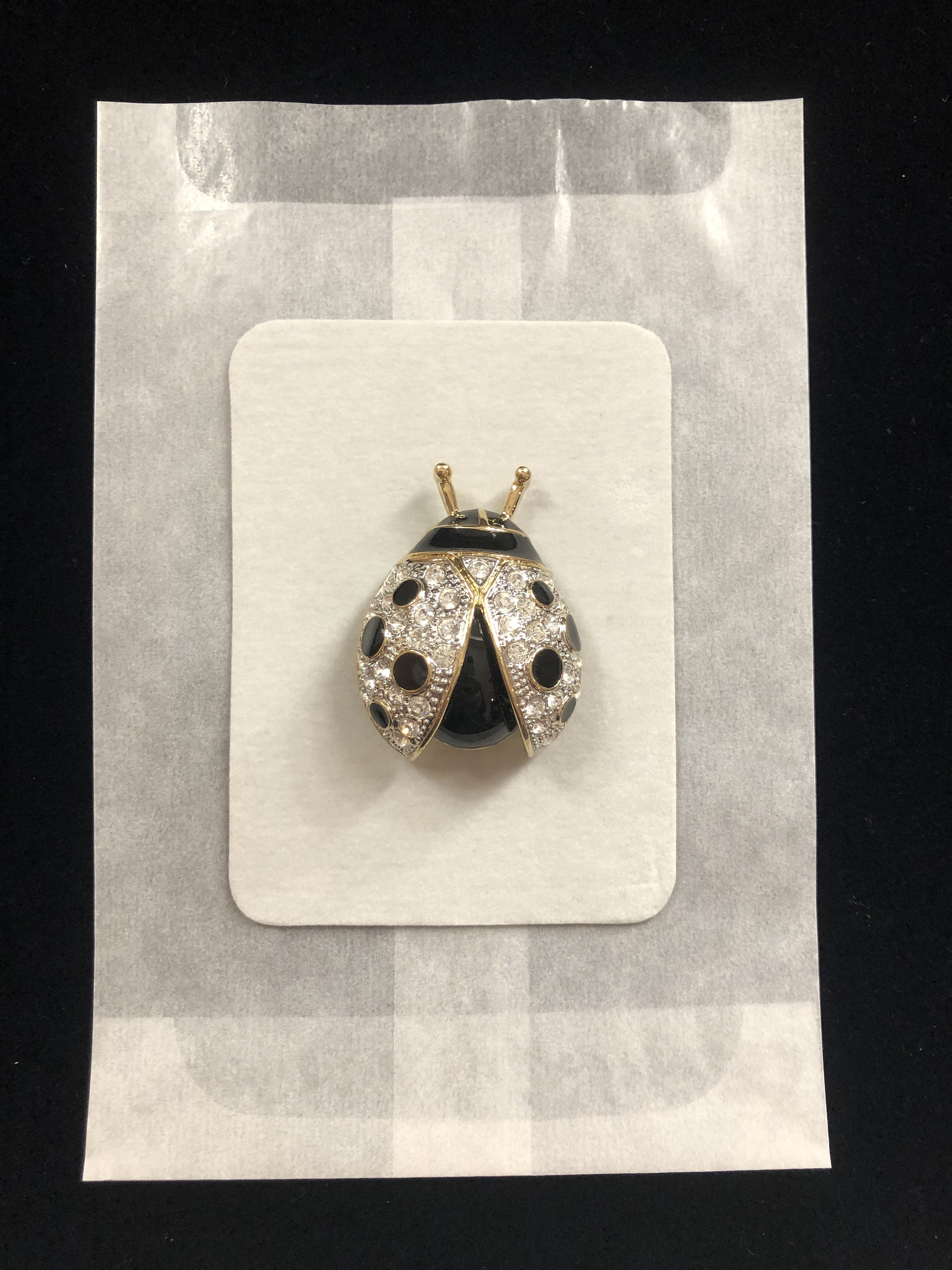 Stunningly Sparkly Ladybird Brooch - Etsy