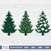 Fir Forest Tree Line Silhouette Svg Winter Season Fir Trees Svg Forest ...