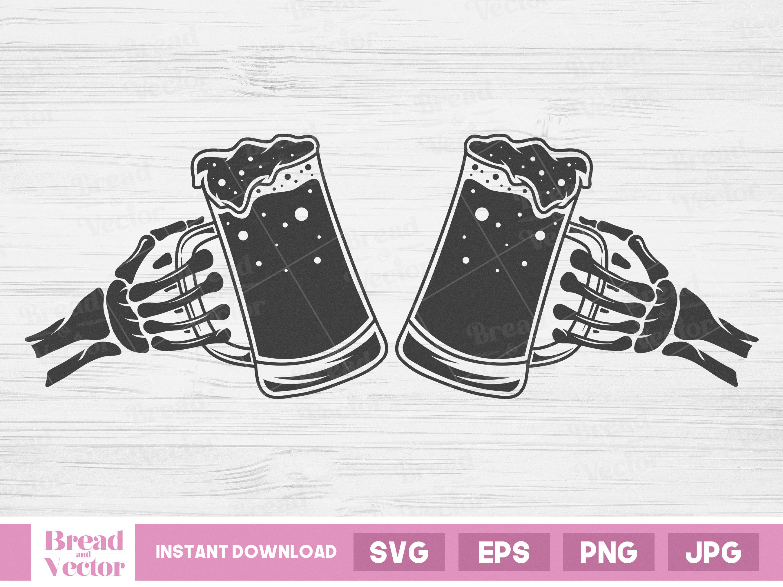 Beer Toasting Svg Glass of Beer Svg Toasting Glasses Svg - Etsy