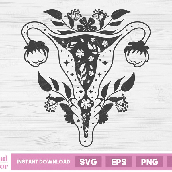 Uterus Svg - Etsy