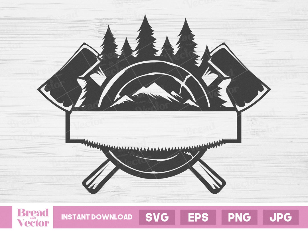 Wood Saw Name Badge Svg, Lumberjack Saw Blade Svg, Lumberjack Saw Png ...