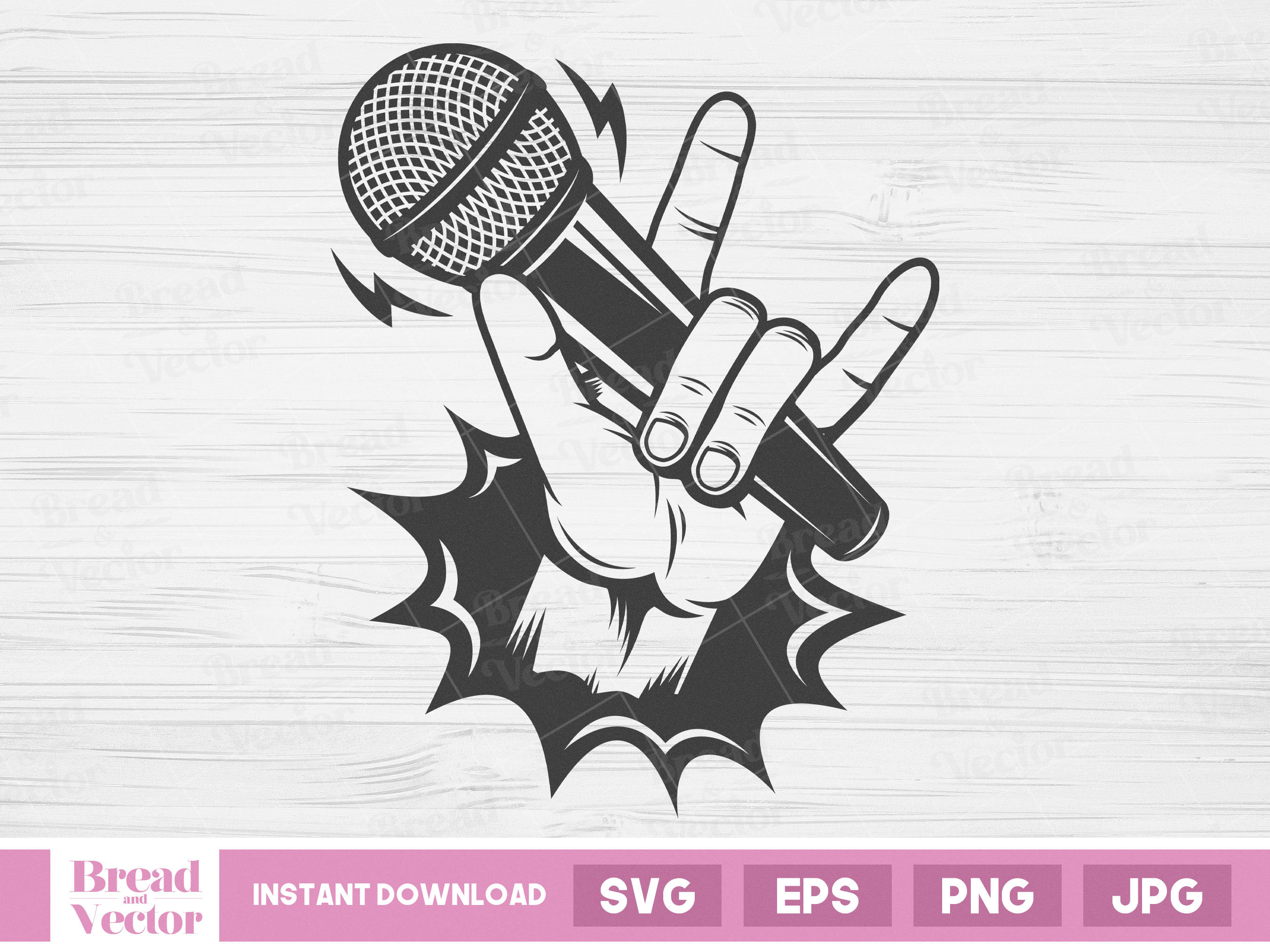 Rocker Hand Svg Rock on Svg Rock and Roll Svg Devils - Etsy