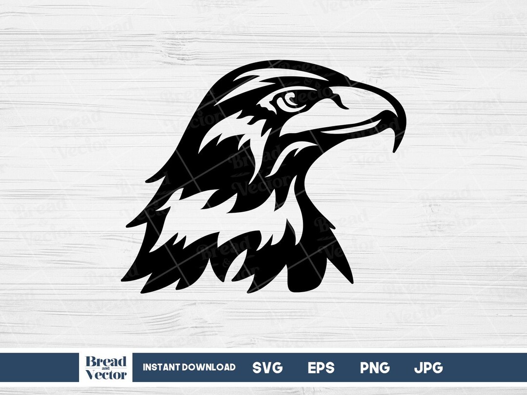 Hawk Head Svg, Birds of Prey Svg, Eagle Head Svg, Bird Svg, Design Cut ...