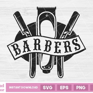 Barbershop Tool Svg Cutfile Hair Clipper Svg Cutfile - Etsy