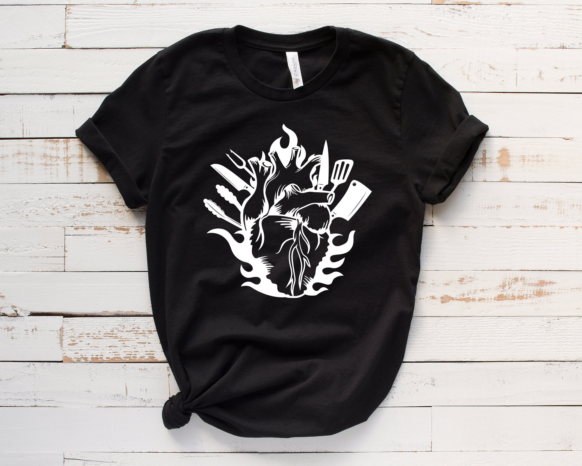 Chef Svg Cook Svg Heart Svg Love Cooking Clipart Heart - Etsy