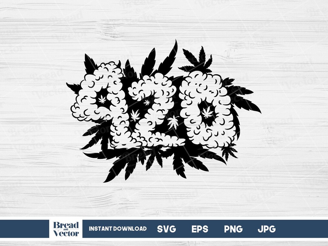 420 Smoke Svg Four Twenty Weed Svg Happy 420 Svg Marijuana Svg Cannabis ...