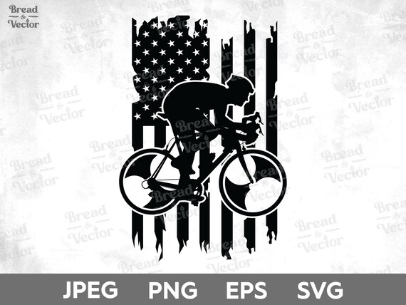American Cyclist Svg US Cyclist Svg Cyclist Svg Roadbike | Etsy