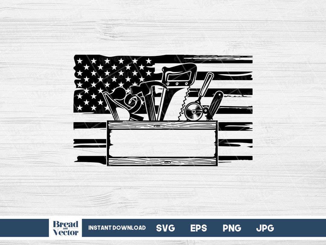 Carpentry Tools Svg, US Flag Svg, Woodworking Tools Svg, Repair Tools ...