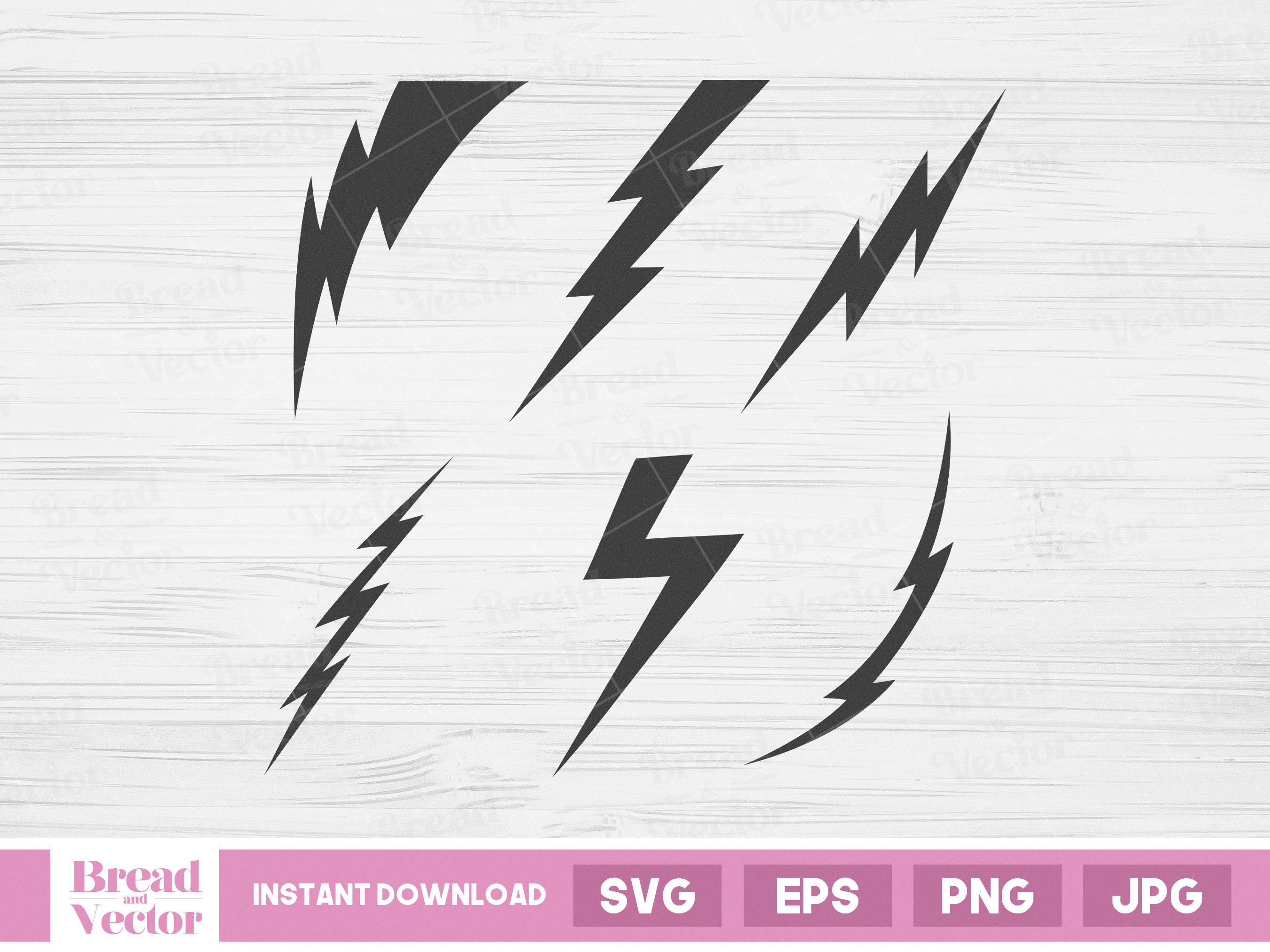 Lightning Bolt Pack Svg Lightning Bolt Png Lightning Svg - Etsy