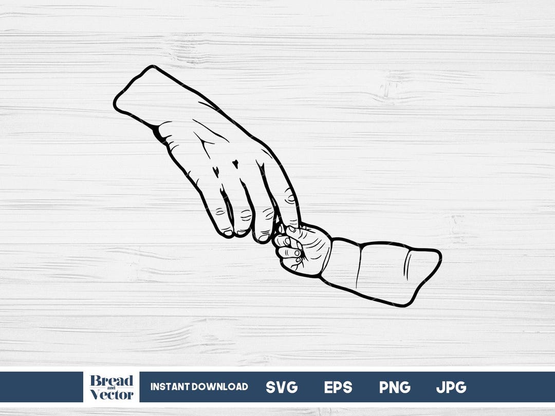 Family Hands Svg, Baby and Mother Hands Svg, Parent and Child Hands Svg ...