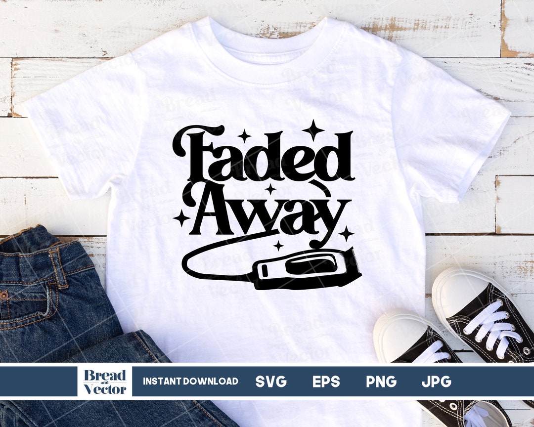 Faded Away Svg, Barbershop Tools Svg, Barber Equipment Svg, Hairdresser ...