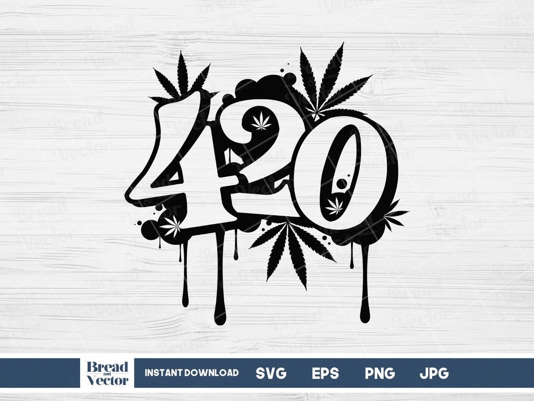 420 Cannabis Svg, Four Twenty Weed Svg, 420 Weed Svg, Marijuana Clipart ...
