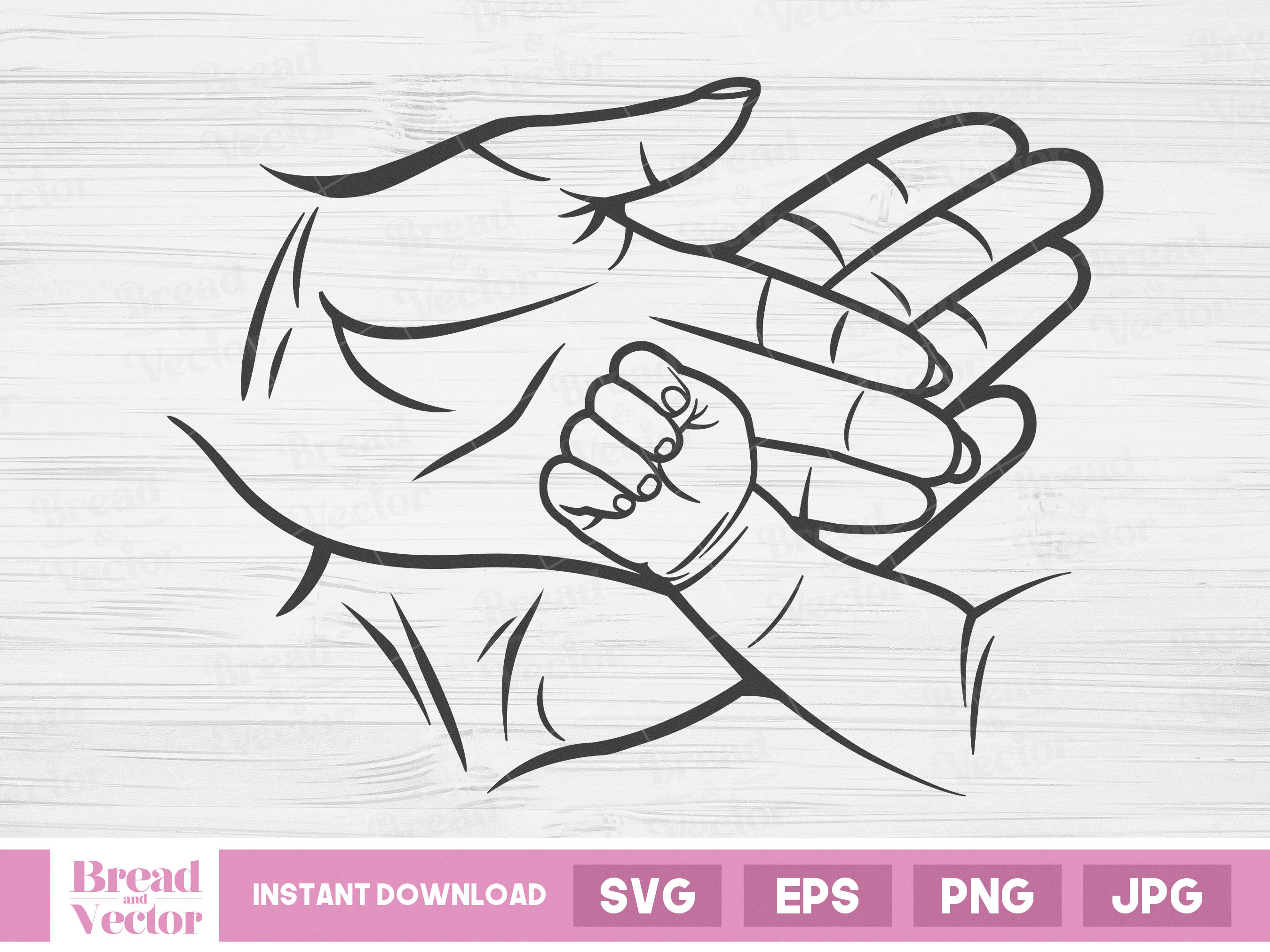 Family Hands Svg Mom Dad Baby Hands Svg Mother Father - Etsy