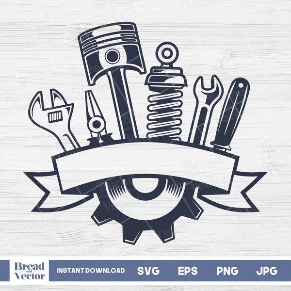 Mechanic Svg - Etsy