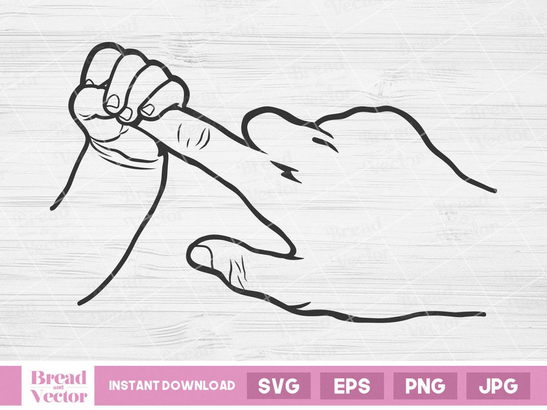 Baby Holding Father Finger Svg Father and Son Holding Hands Svg Father ...