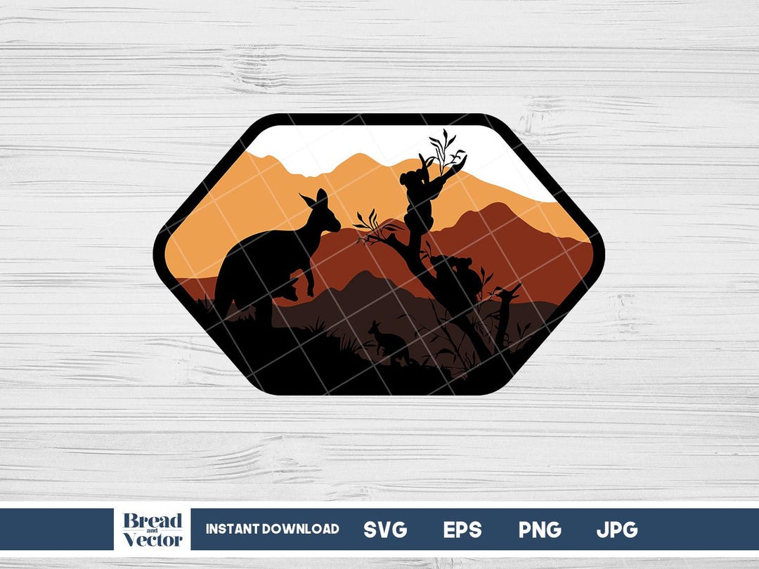 Australia Sublimation T-shirt Design Svg | Australian Outback Design ...